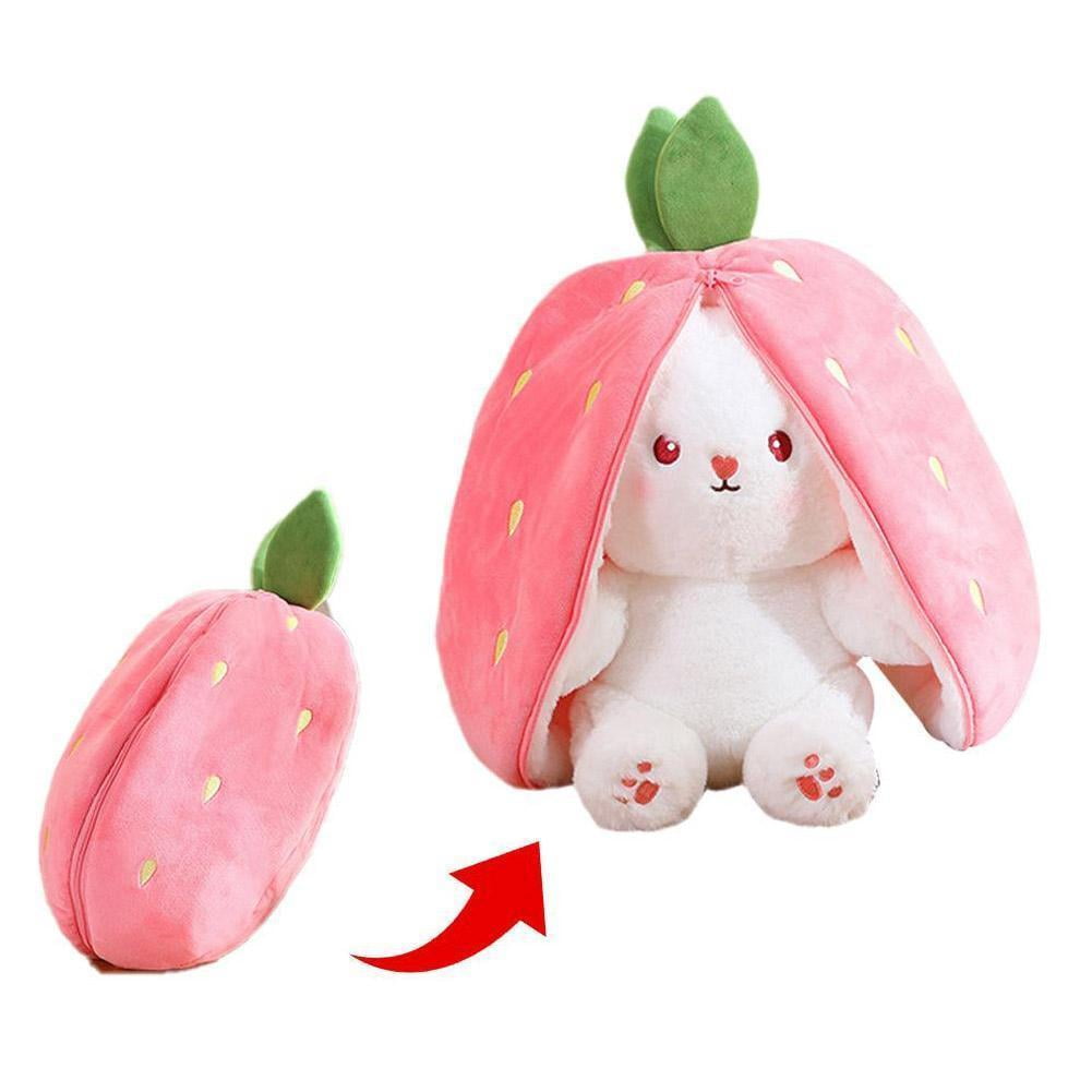 Click here for Unbranded Kawaii Fruit Bunny Plush Toy Carrot Stra... prices