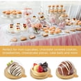 100 Pack Mini Cake Containers, Clear Plastic Small Cupcake Boxes with ...