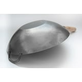 Craft Wok 12 inch Flat Bottom Hand Hammered Carbon Steel Wok / 731W316 ...