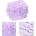 Minzimin 35yds Faux Fur Yarn, 2 Skeins Fuzzy Yarn Crochet Fluffy Yarn ...