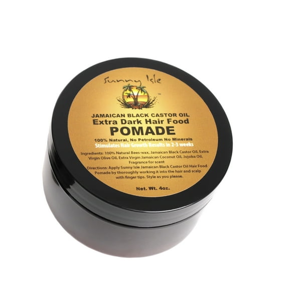 Sunny Isle Extra Dark Jamaican Black Castor Oil Hair Pomade, 4 Oz ...