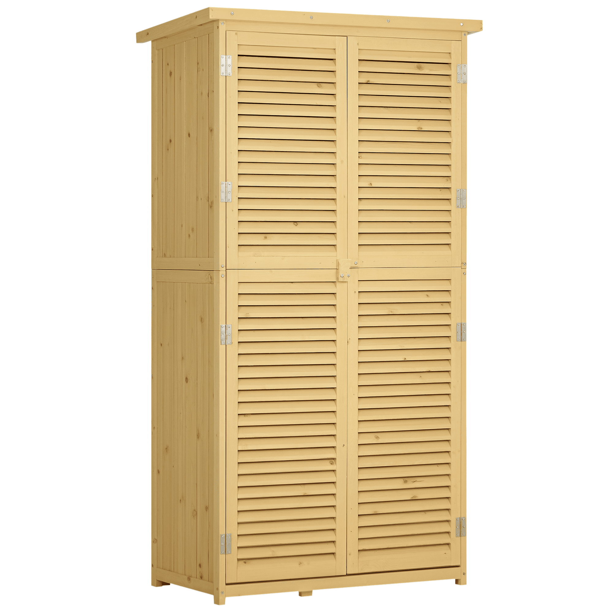 Click here for Outsunny 3 X 5 Wooden Garden Storage Shed  Sheds &... prices
