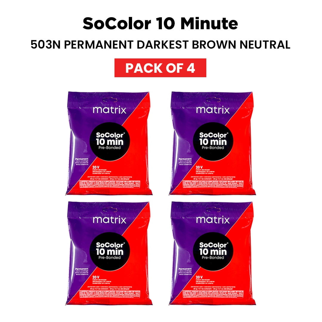 Matrix SoColor 10 Minute Pre-Bonded Permanent Hair Color & Developer ...