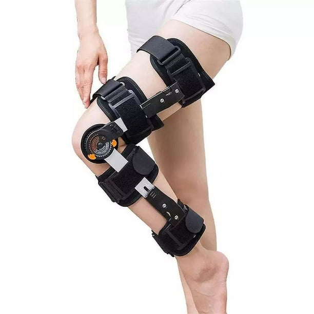 Knee Brace, Post Op Knee Brace For Recovery Stabilization, Acl, Mcl And ...