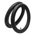 20x3.0 (76-406) Electric Bike Tire with 20x2.5/3.0 Inner Tube, Knobby ...