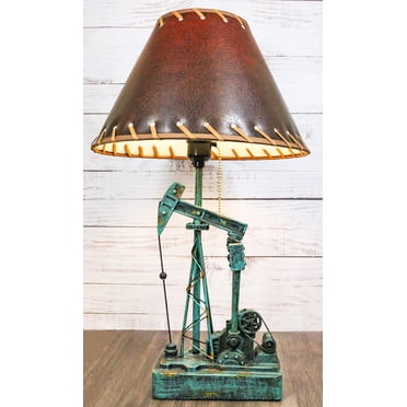 Rearing Wild Chestnut Horse Stallion Desktop Table Lamp With Shade Home ...