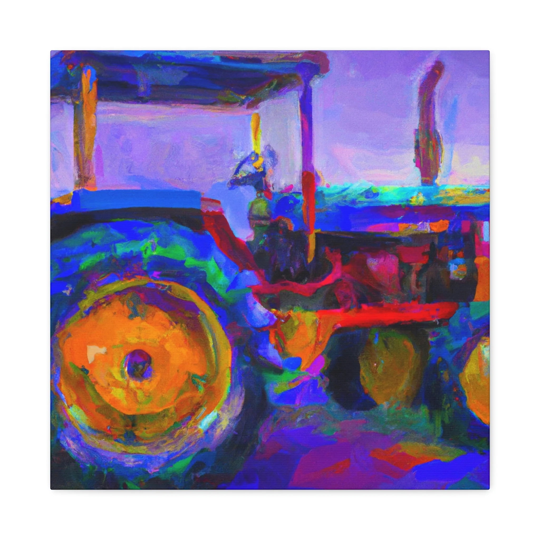 Modern Farming Tractor - Canvas - Walmart.com