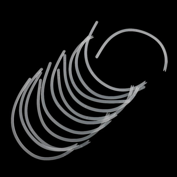 6 Pairs Bra Underwires Replacement Wire for Bra Bikini Clothes White ...