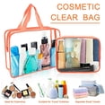 Clear Makeup Bags, TSA Approved 6 Pcs Cosmetic Makeup Bags Set Clear ...