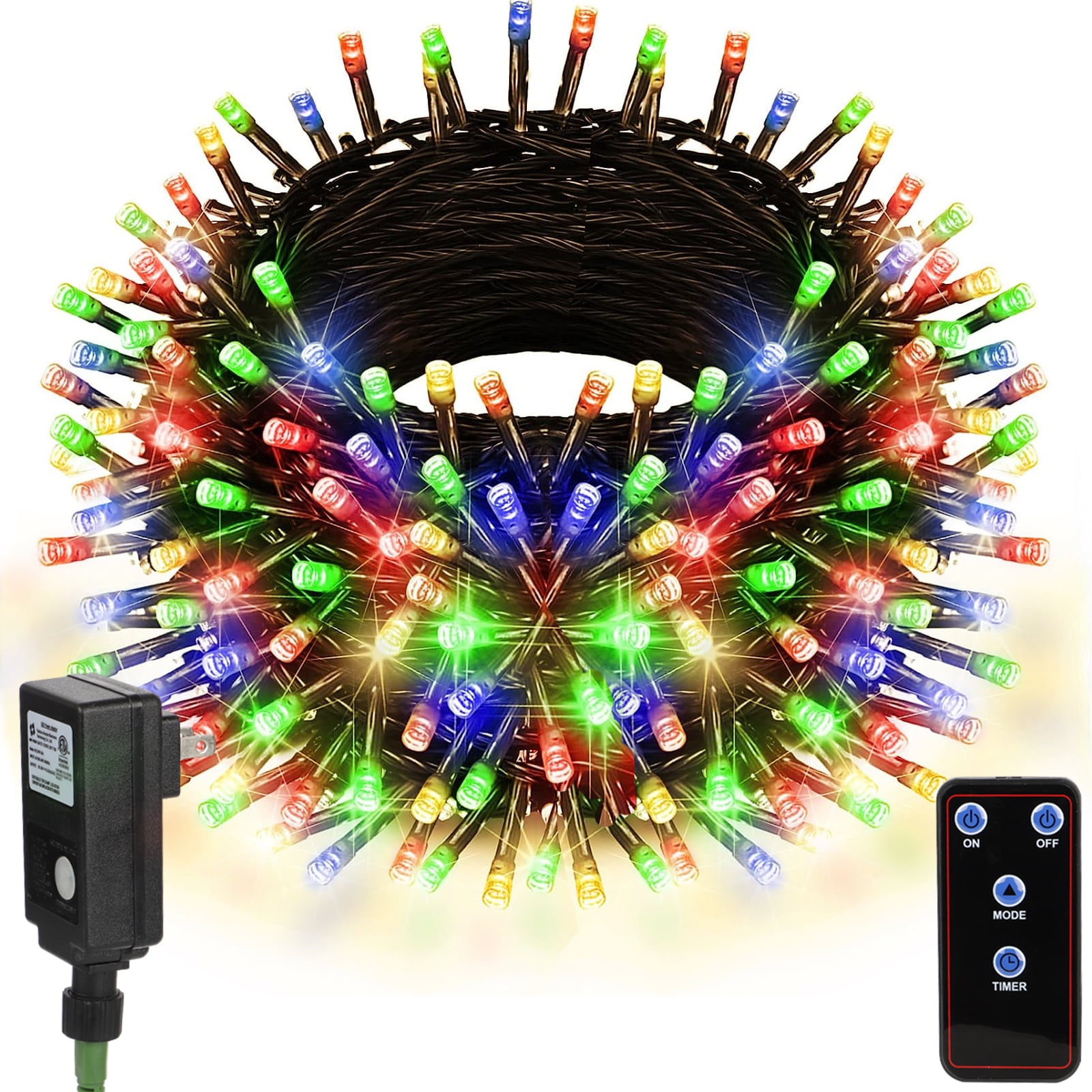 Linkable LED Christmas Lights 72ft 200Led Color Changing Tree Light,8 ...