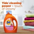 Tide Plus a Touch of Downy Liquid Laundry Detergent, April Fresh Scent ...