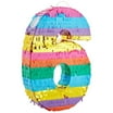 Rainbow Number 7 Pinata for 7th Birthday, Fiesta, Cinco de Mayo (12x16 ...