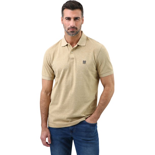 Chaps Men's Classic Fit Solid Pique Polo, Sizes-4XB - Walmart.com