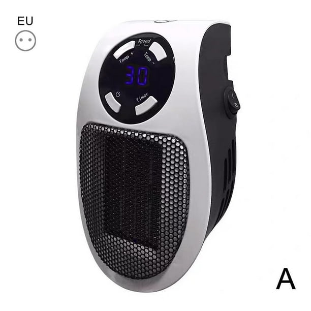 Electric Mini Heater Fan Heater 500w Portable Plug-in Wall Outlet Home ...