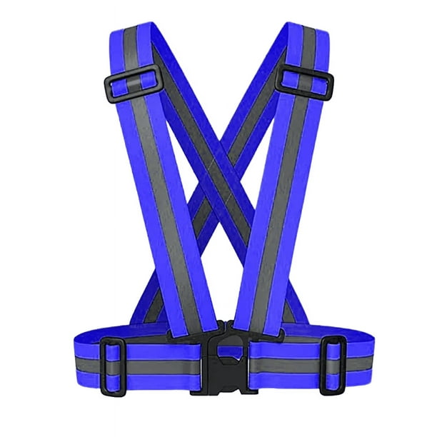 Chaleco Arnes Reflejante Azul Fluorescente Lab.G Chaleco Arnés ...