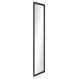 Mainstays 13x49 Full-Length Black Mirror, Rectangular Wall Mirror with ...