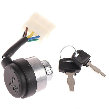 6 Wire Way Gasoline Diesel Generator Gas Ignition Start Key Lock Switch ...