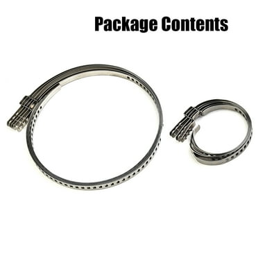 2Pcs Universal Stainless Steel Axle CV Joint Boot Crimp Clamp Kit ...