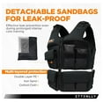 Adjustable Weighted Vest with Shoulder Pads-Adjustable Size- 10/15/20 ...