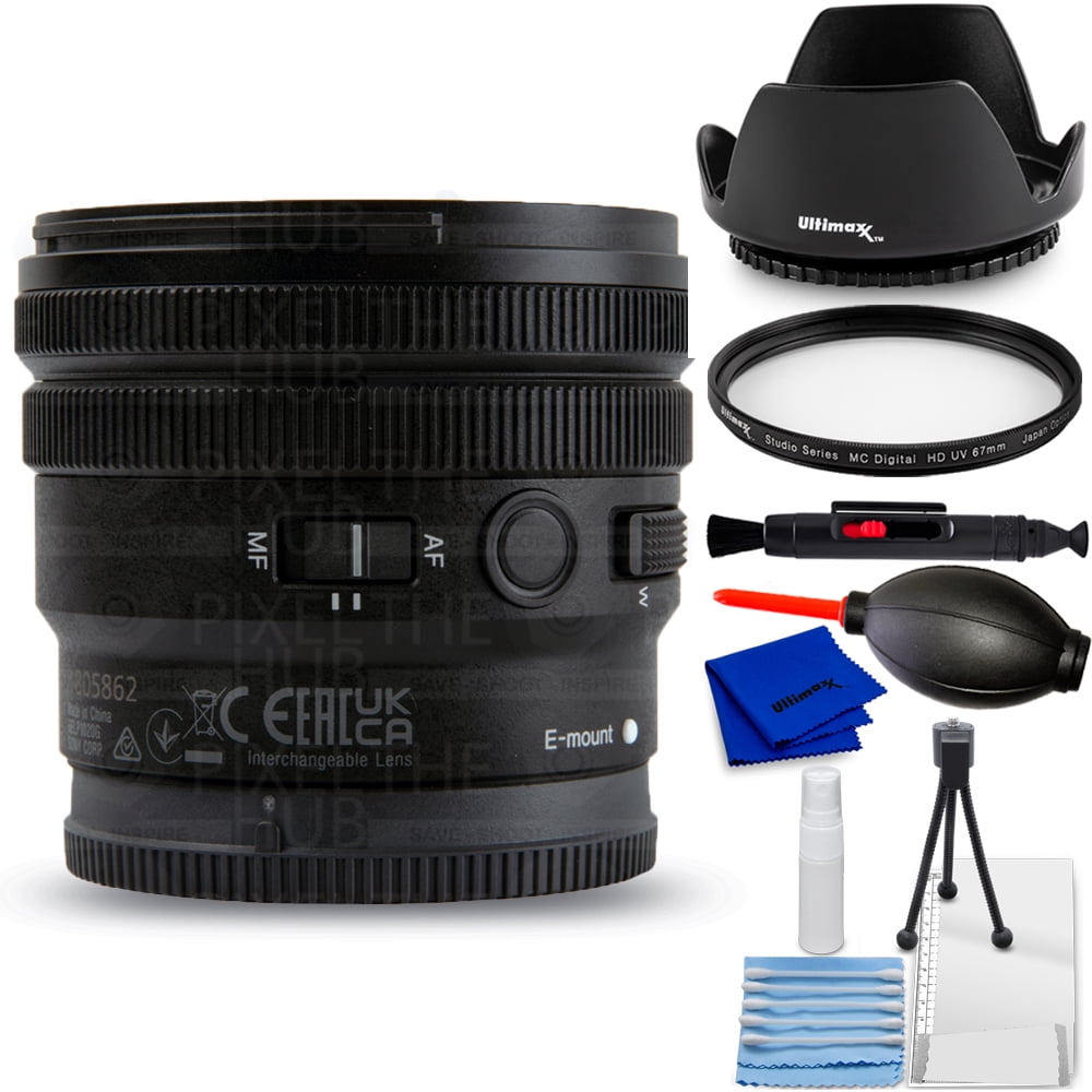 Sony E 10-20mm f/4 PZ G Lens SELP1020G - 7PC Accessory Bundle - Walmart.com