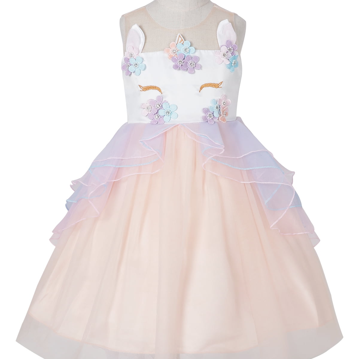 Click here for Hawee Girls Unicorn Costume Pageant Flower Princes... prices