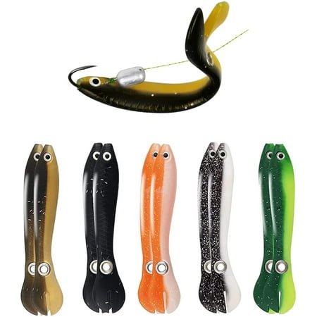 Soft Bionic Fishing Lure,10Pcs Fishing Equipment Bass Trout,Simulation ...