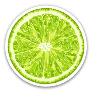 Orange Slice - 12" Vinyl Sticker Waterproof Decal - Walmart.com