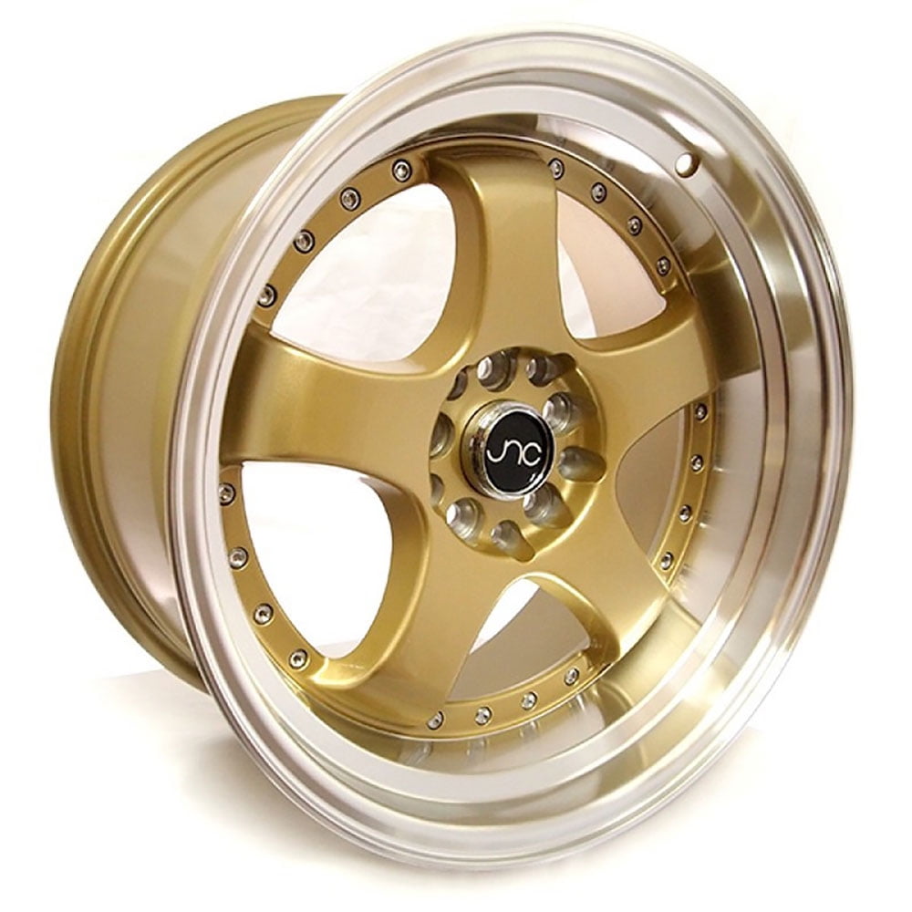 For 17x9 inch (1 Single Wheel Only) JNC Wheels - 17" JNC017 Gold ...
