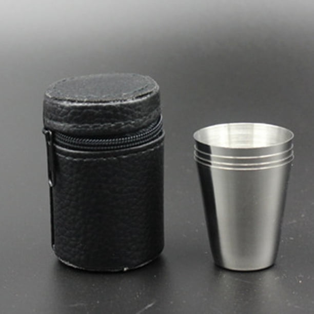 YellowDell Alcohol Cups Mini Metal Cups Liquor Test Drinking 30 Ml Cups ...