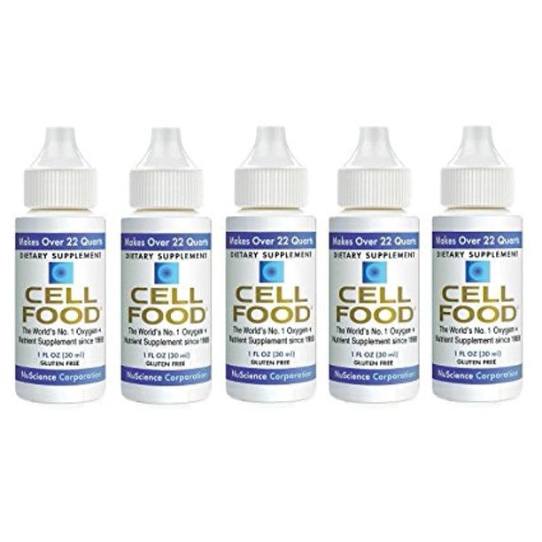 Cellfood Liquid Concentrate, 1 oz. Bottle (Pack of 5) - Original ...