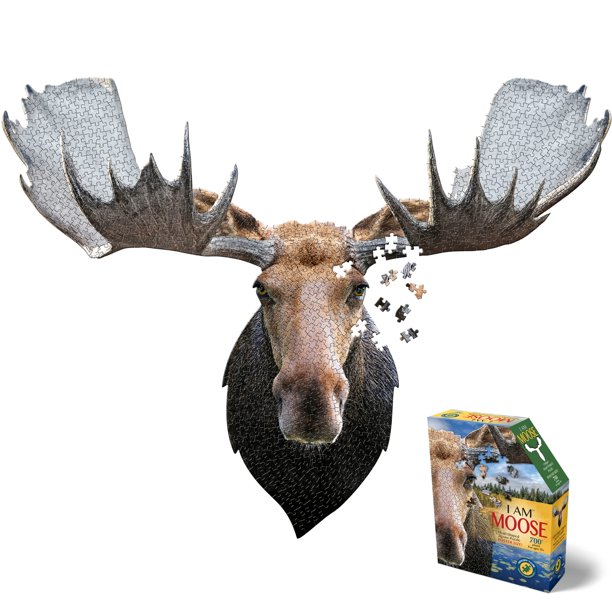 Puzzle Madd Capp Moose 700 piezas con borde en forma de animal | Bodega ...
