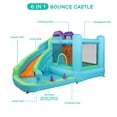 Zimtown Large Jumping Bouncy Water Slide Pool Bouncer, Inflatable ...