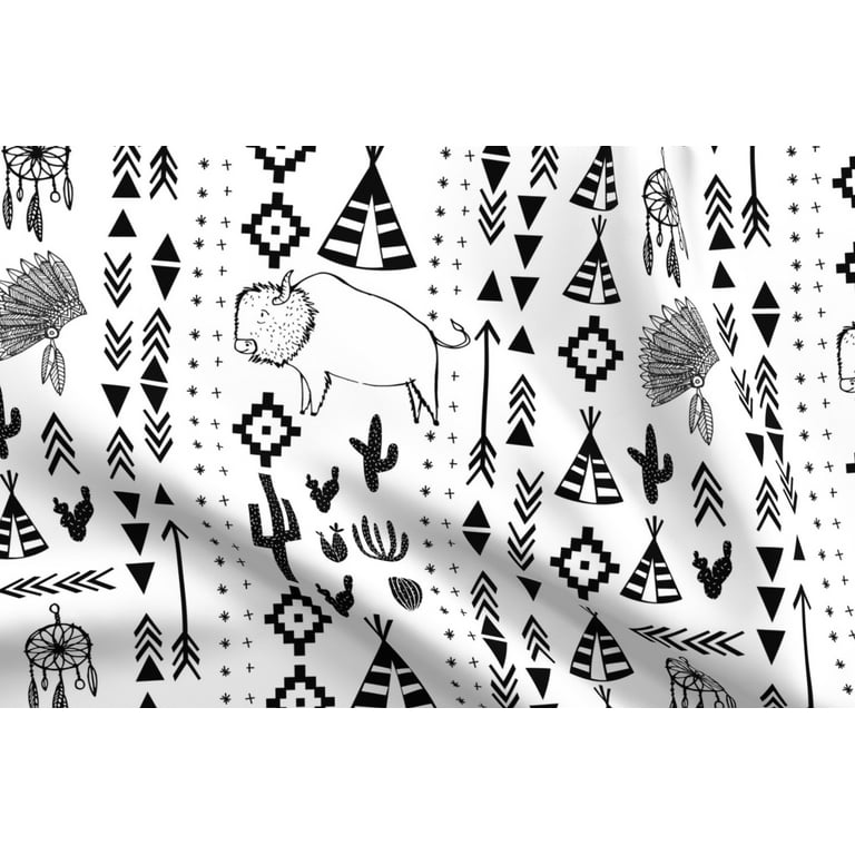 Boho Pattern Black And White