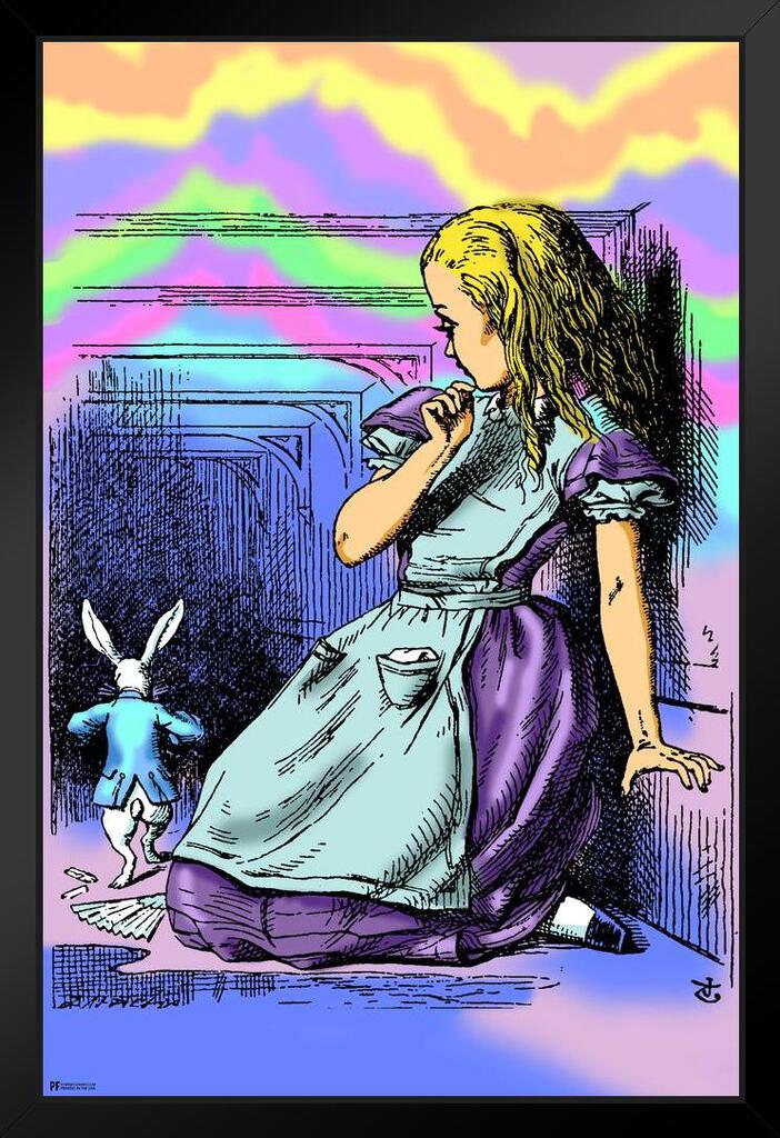 Large Alice In Hall Alice In Wonderland Through the Looking Glass ...