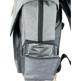 iPack Infant Unisex Carry All Backpack, Gray, 13" x 11.4" x 6.3 ...