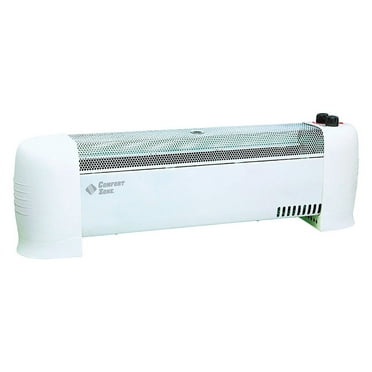 King Electric 4' Portable Baseboard Heater, 1000W / 120V, White, KP1210 ...