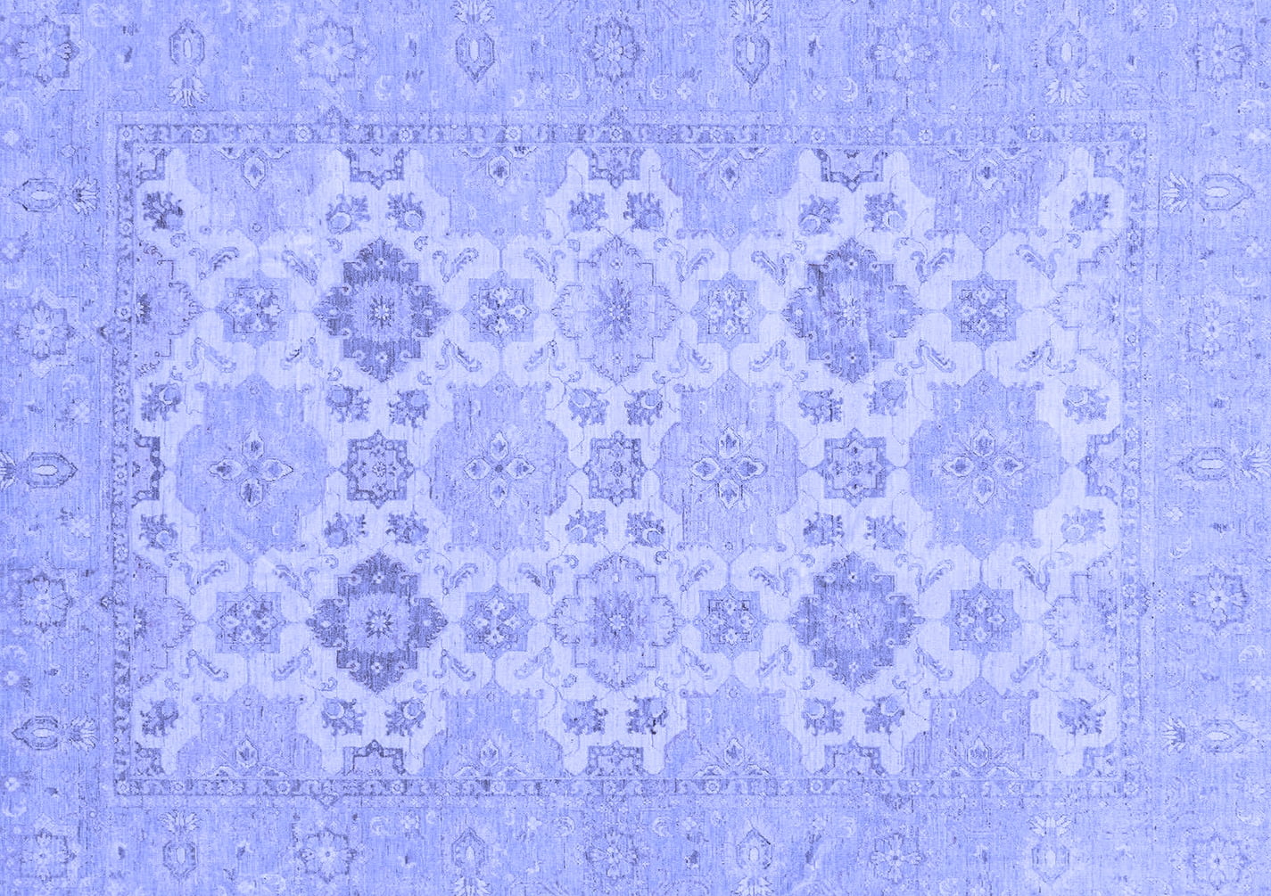 Ahgly Company Indoor Rectangle Abstract Blue Modern Area Rugs, 2' x 3 ...