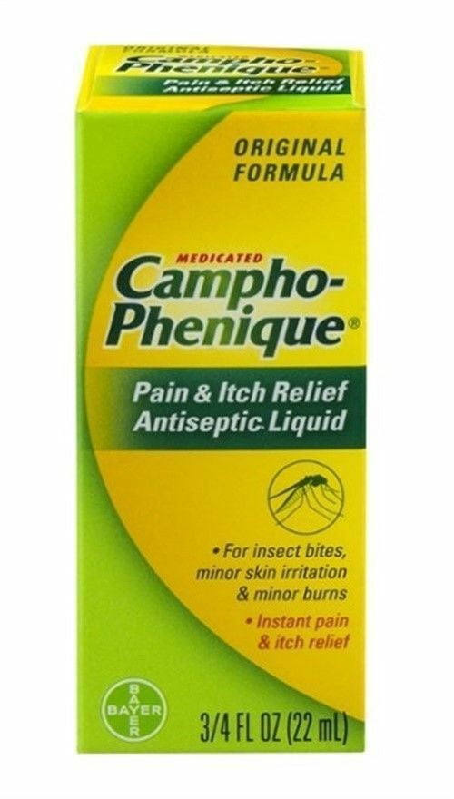 CAMPHO-PHENIQUE ORIGINAL FORMULA PAIN, ITCH RELIEF (5-Pack) EXP: 04/ ...