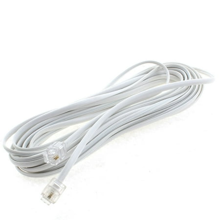 5M RJ11 6P2C Modular Telephone Phone Modem Extension Line Cord Cable ...