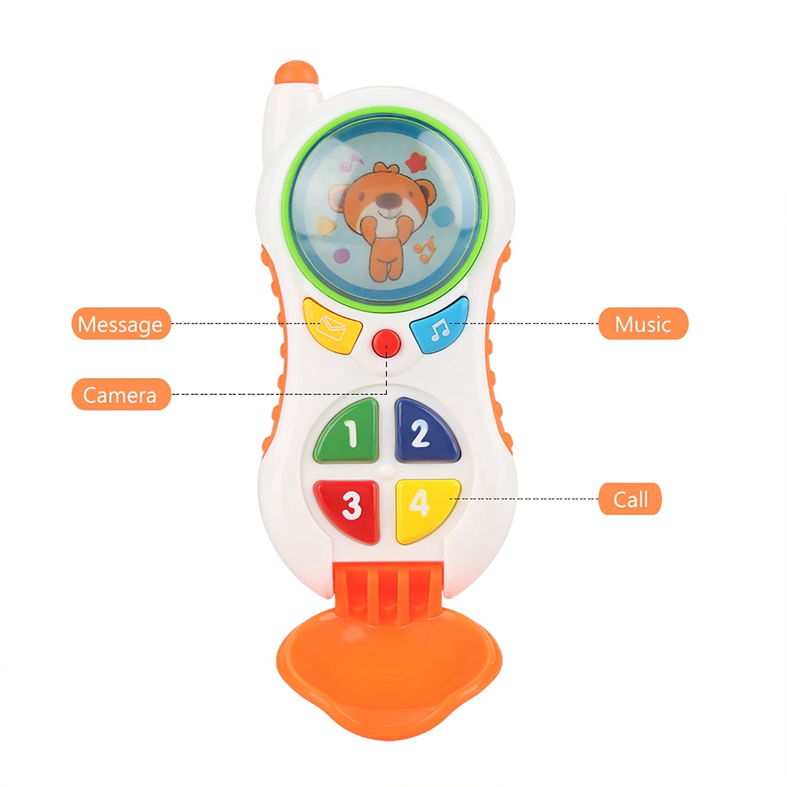 Non-Toxic Baby Cell Phone, Plastic Baby Mobile Toy Phone, Durable For ...