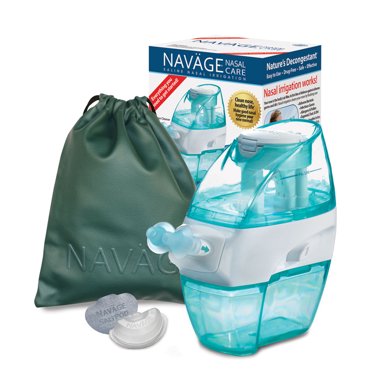 Navage Nasal Care ESSENTIALS Bundle: Navage Nose Cleaner, Countertop ...