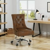 GDF Studio Bagnold Contemporary Tufted Adjustable Swivel Office Chair ...