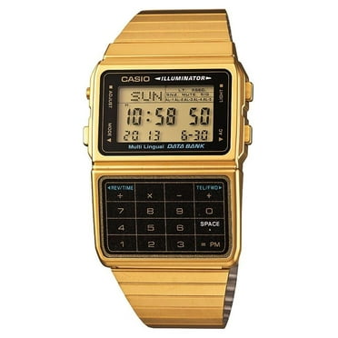 Casio Men's Vintage CA53W-1 Calculator Watch with Dual Time, Auto ...
