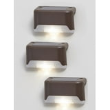 Set of 3 Solar Deck Lights - Walmart.com