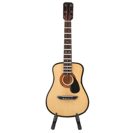 Mini Guitar Model Display Ornaments Wooden Guitar Model Guitar ...