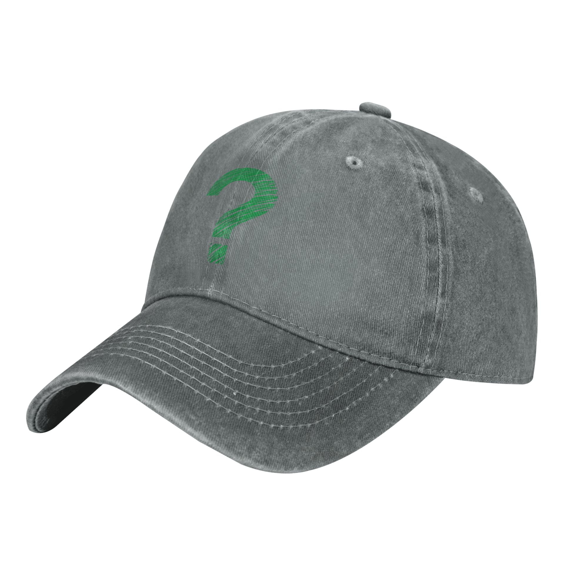 ZICANCN Mens Hats Unisex Baseball Caps-Green Watercolor Line Question ...