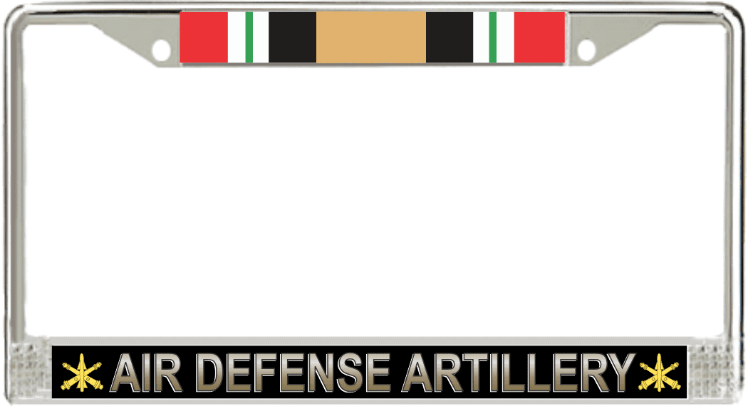 Air Defense Artillery Iraq Veteran License Plate Frame - Walmart.com