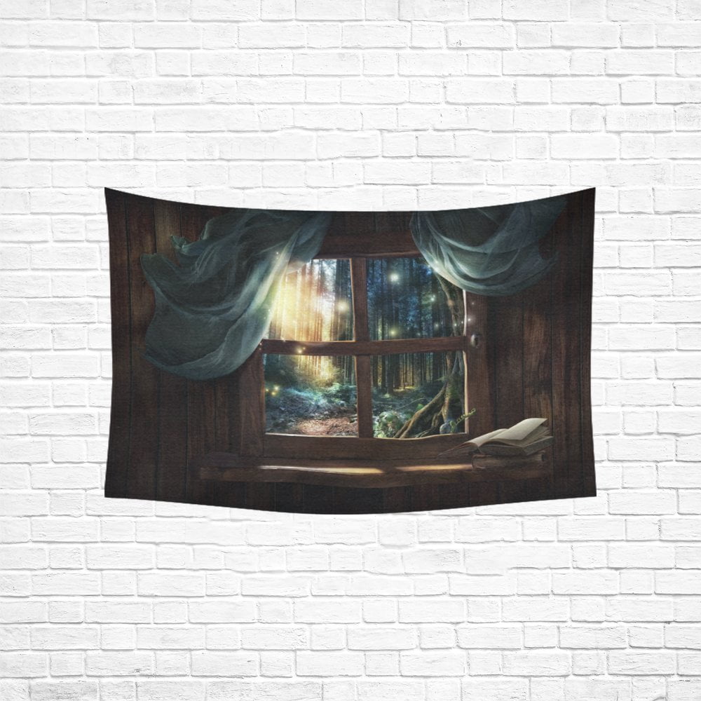 YKCG Home Decoration Magic Window with Fairy Forest Wall Hanging ...