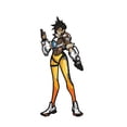 FiGPiN Tracer Overwatch Hero Collectible Pin - Walmart.com