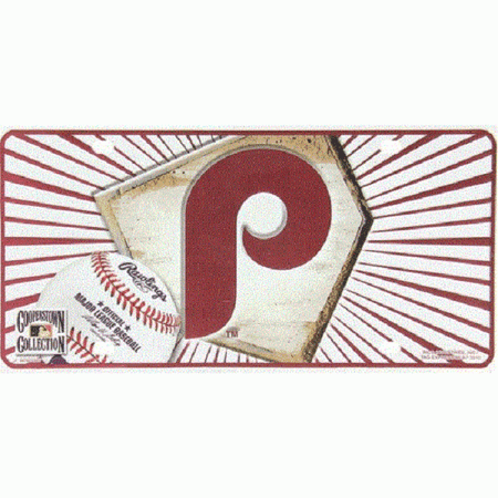 Philadelphia Phillies Retro Logo Metal License Plate | Walmart Canada